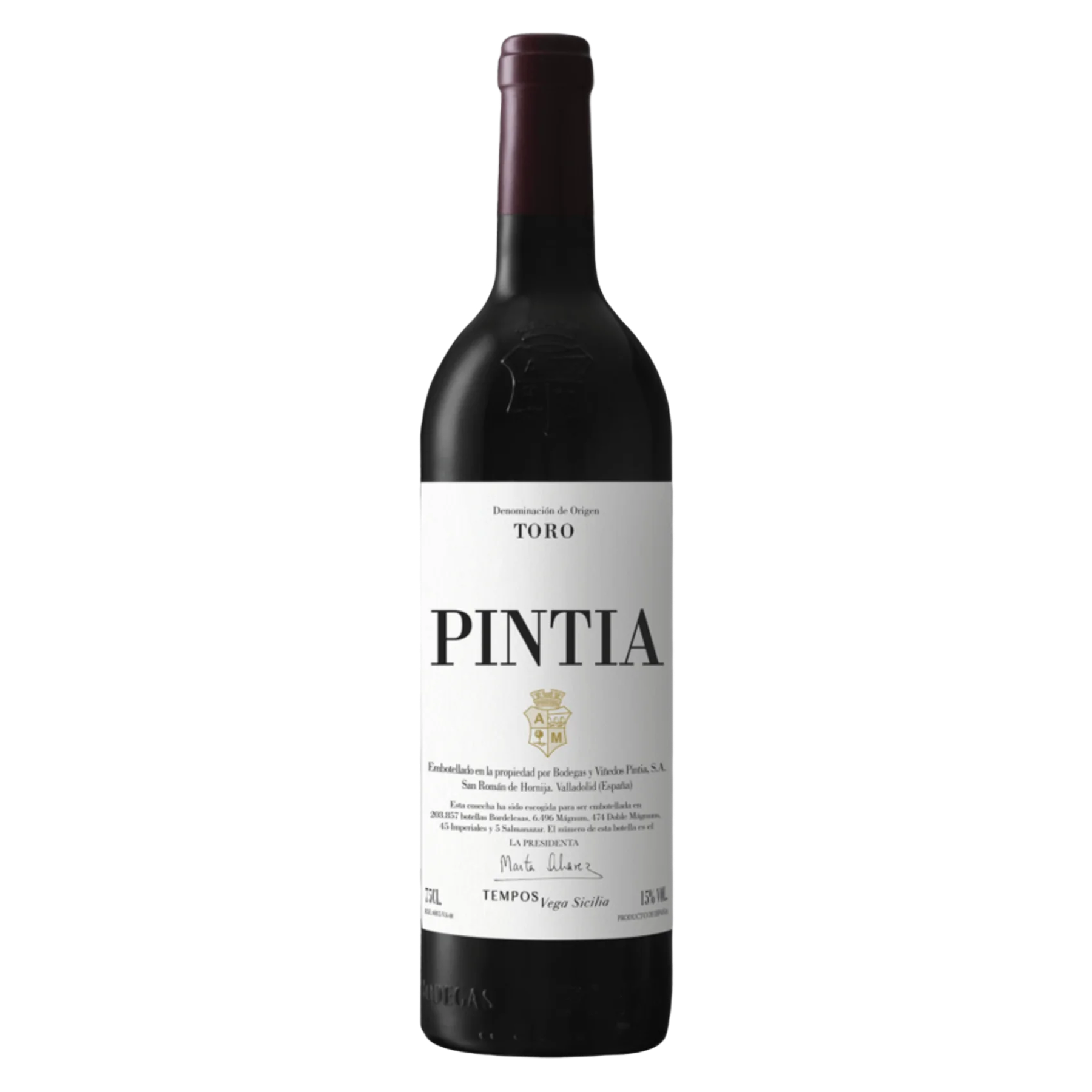 Vega Sicilia 'Pintia', Toro, Spain 2019 – Grapebottle